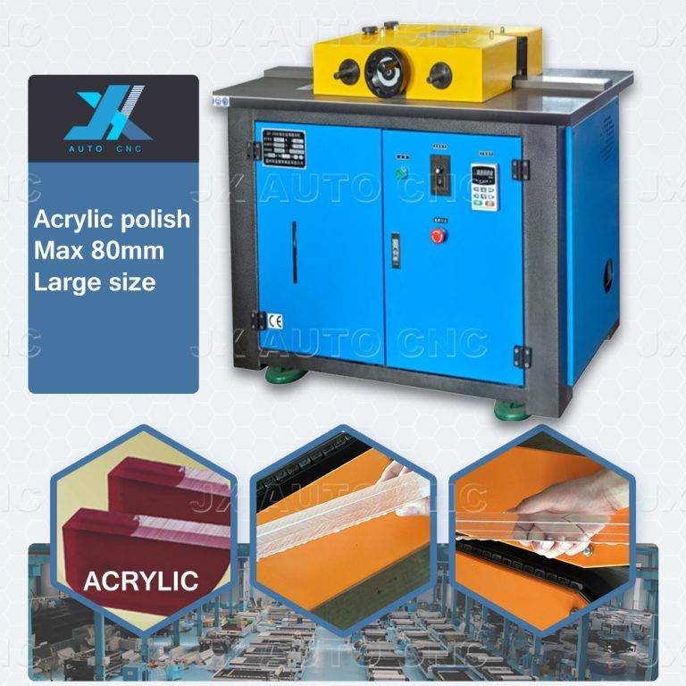 JX-1500 Automatic 80mm Thickness Bench Acrylic Pc Plexiglass Edge ...